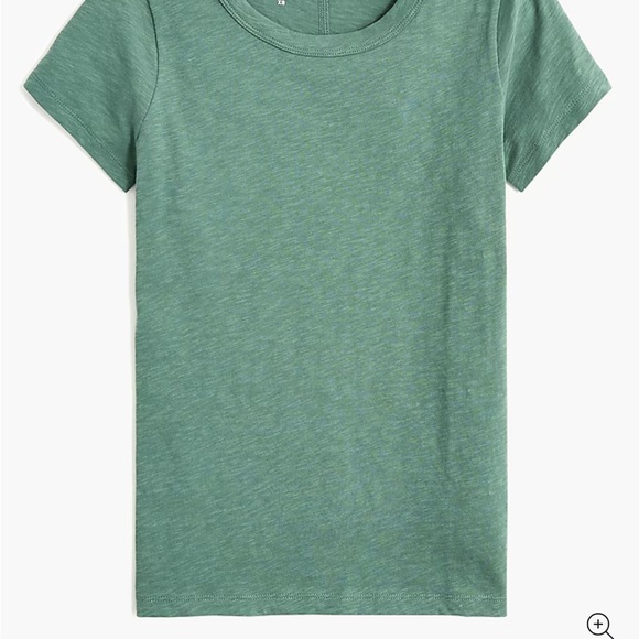 J. Crew Factory | Tops | J Crew Factory Womens Green Girlfriend Tshirt ...